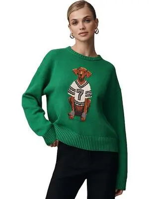 PORRIDGE Jolene Pullover Sweater Green