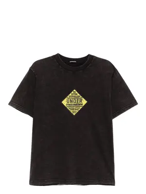 GROUND ZERO Graphic-print T-shirt - Black