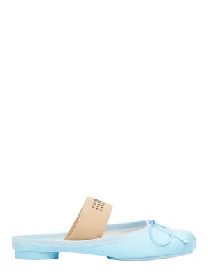 MAISON MARGIELA Anatomic-toe Leather Slippers - Blue
