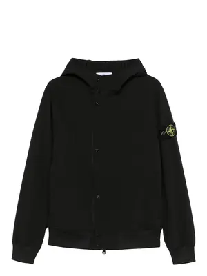 Stone Island Compass-badge Bomber Jacket - Black
