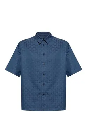 Givenchy Monogram-pattern Shirt - Blue