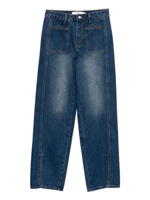 B+AB Panelled Jeans - Blue