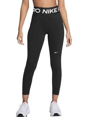 Nike Pro Sculpt High-waisted Pocket 7/8 Leggings - 010 Black/white