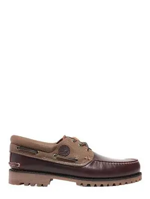 Timberland 3-Eye Lug Boat Shoe Root Beer