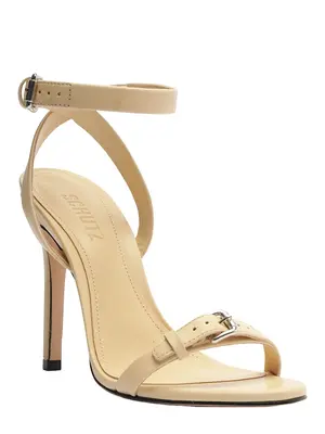 Schutz Aurora Sandals - Beige