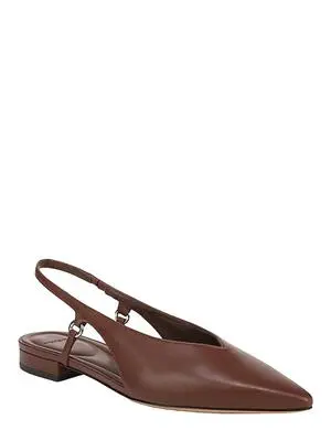Vince Ines Slingback Flats - Coffee