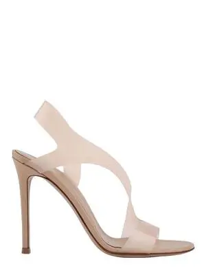 GIANVITO ROSSI Metropolis High Heel Sandals - Beige