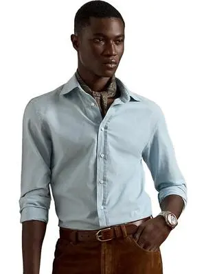 Ralph Lauren Washed Chambray Shirt - Light Bermuda Wash