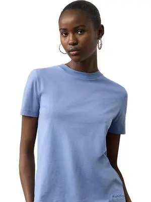 Ralph Lauren Hallie Cotton Jersey Tee Cornflower