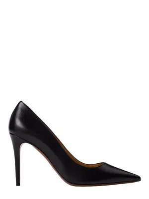 Ralph Lauren Tenney 95 Mm Goatskin Pump - Black