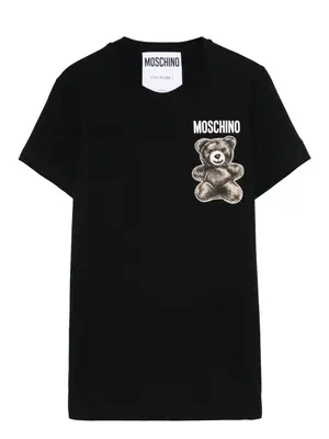 Moschino Leo Teddy-print T-shirt - Black