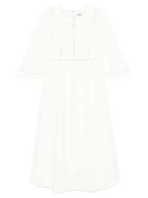 PARLOR Cut-out Midi Dress - White