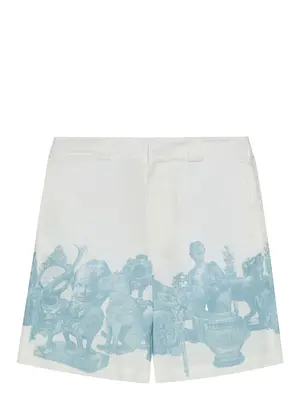 Givenchy Graphic-print Shorts - White