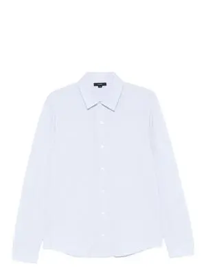 Vince Piqué-weave Cotton Shirt - Blue