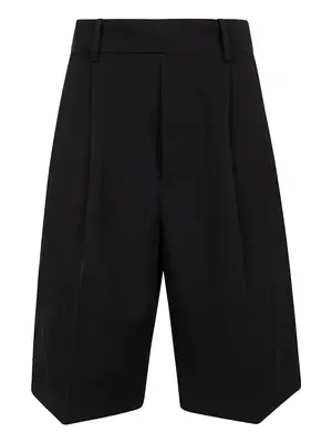 Yohji Yamamoto Knee-length Shorts - Black