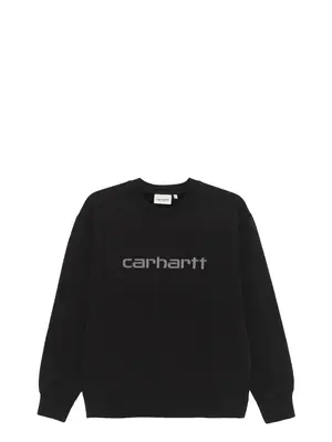 Carhartt Work In Progress Rivet Script Sweatshirt - Black