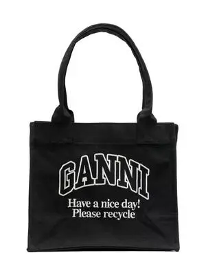 GANNI Easy Tote - Black
