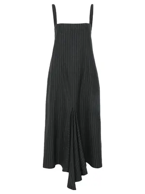 RACIL RACIL Lauren Pinstripe Midi Dress