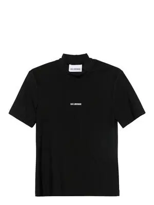 HAN KJØBENHAVN Logo-appliqué T-shirt - Black