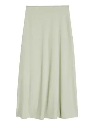 JIL SANDER Flared Midi Skirt - Green