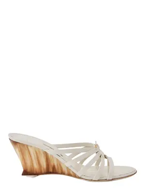 SALVATORE FERRAGAMO Ferragamo Anemone 70mm Leather Sandals
