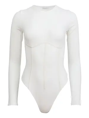 FLEUR DU MAL Fleur Du Mal Organic Cotton-Blend Bodysuit