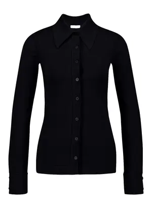 SALVATORE FERRAGAMO Ferragamo Pointed-Collar Cardigan