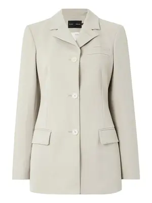 Proenza Schouler Lark Wool-blend Blazer - Gray