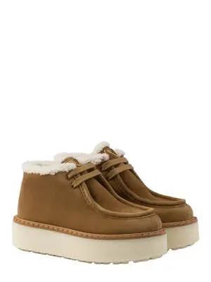 Prada Suede Chukka Boots - Cinnamon