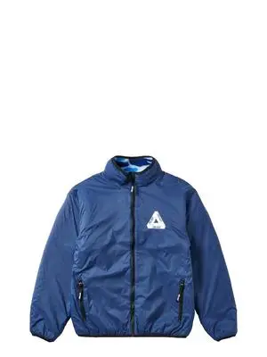 PALACE Mirage Reversible Fleece Jacket - Blue
