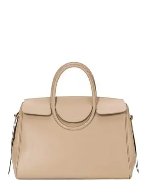Staud STAUD Maude Leather Top-Handle Bag Dune