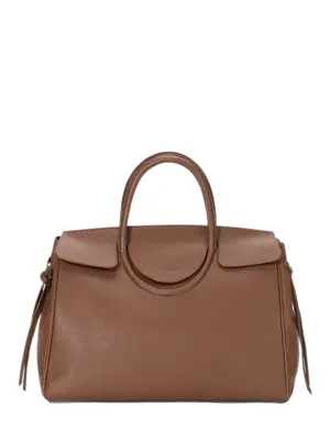 Staud STAUD Maude Leather Top-Handle Bag Espresso