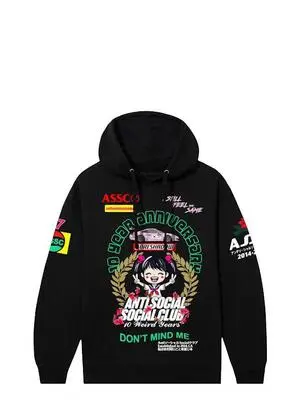 ANTI SOCIAL SOCIAL CLUB Weird Years Hoodie - Black