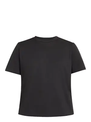 SKIMS Poly Cotton Jersey T-shirt - Onyx