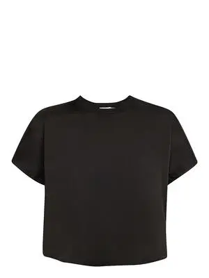 Simkhai Addy Short-sleeve Knit T-shirt - Black