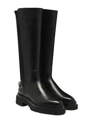 Santoni Erin Lug Sole Boots - Black