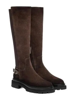 Santoni Erin Lug Sole Boots - Brown