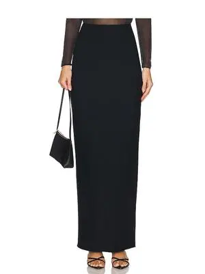 Commando Butter Luxe Maxi Column Skirt - Black