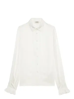 Zadig&Voltaire Wing-embellished Satin Shirt - Judo