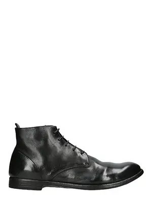 Officine Creative Arc Lace-up Leather Boots - Black