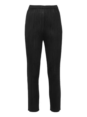 Issey Miyake Cropped Trousers - Black