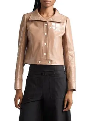COURREGES Courrèges Re-edition Vinyl Jacket Bronzer