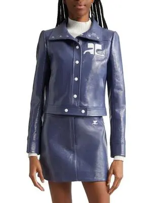 COURREGES Courrèges Re-edition Vinyl Jacket Dusk Blue
