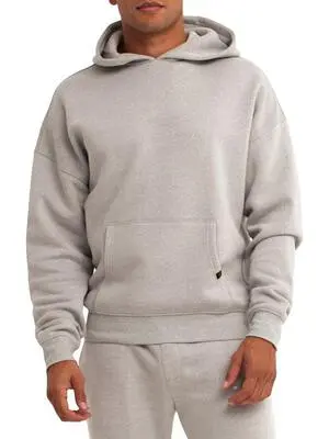 THREADS 4 THOUGHT Oversized Fleece Hoodie - Light Heather Grey
