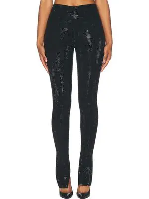 Retrofete Cocoa Embellished Knit Pant - Black
