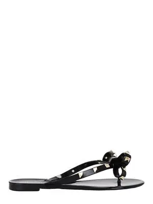 Valentino Garavani Valentino Garavani Rockstud Thong Sandal Nero