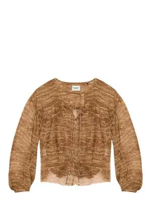 MARANT ETOILE Advika Top - Brown