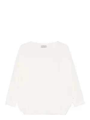 Alberto Biani Crepe-texture Blouse - White