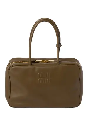 MIU MIU Miu Miu Leather Tote Bag