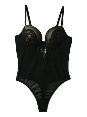 Hanky Panky Dark Romance Underwire Bodysuit - Black